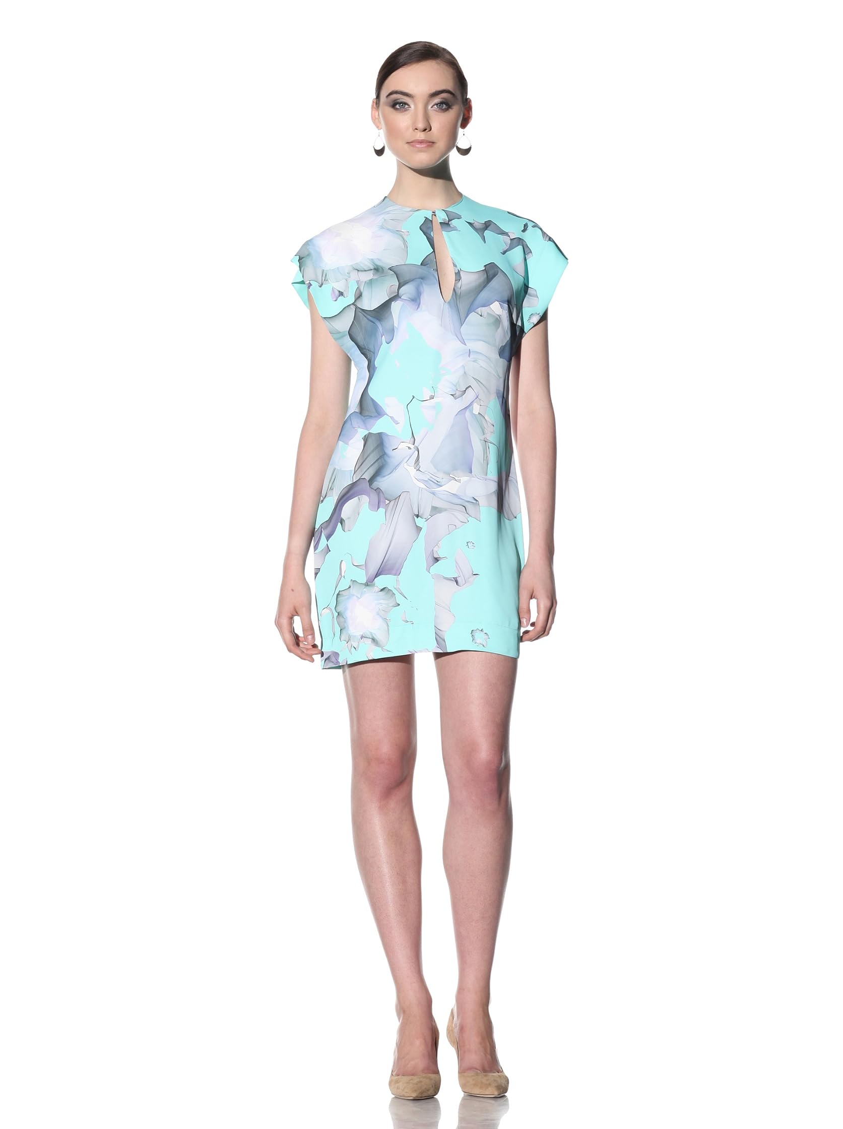 Boudicca Floral Print Split Dress | Spotty Dotty Cat